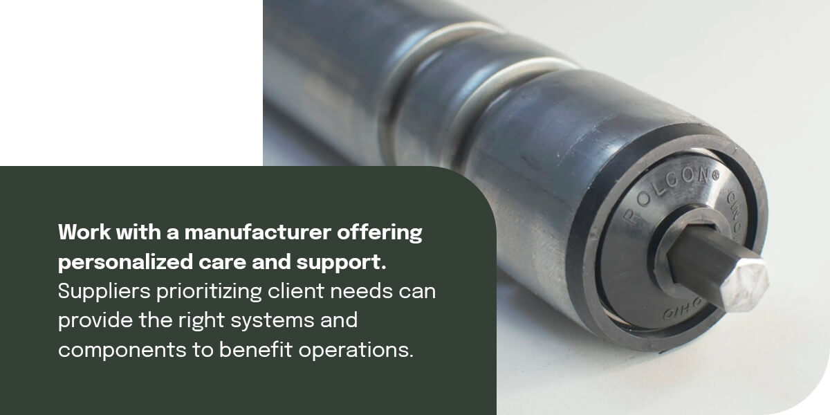 Working With a Specialized Conveyor Roller Supplier | Rolcon